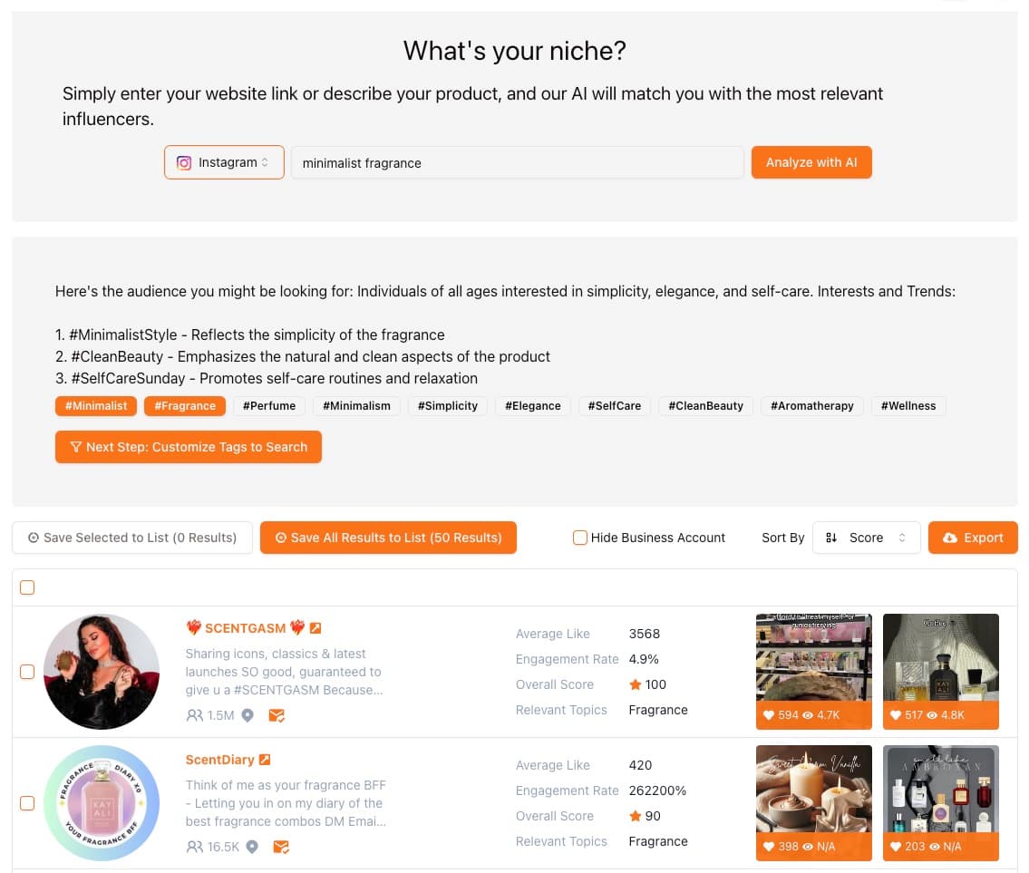 EezyCollab - Find Influencers in Any Niche with AI | Try for Free