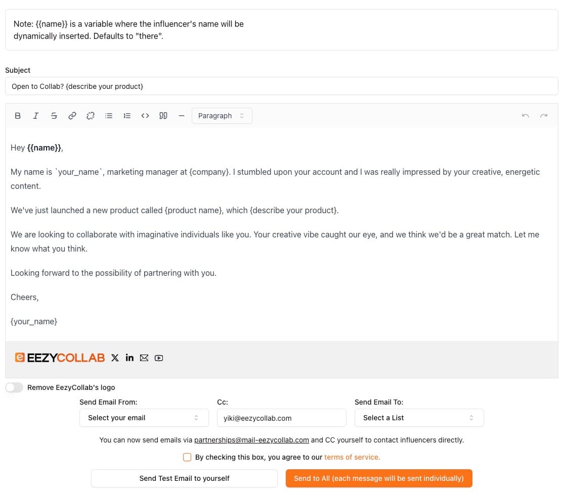 EezyCollab - Find Influencers in Any Niche with AI | Try for Free
