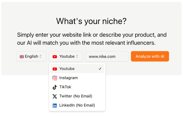 EezyCollab: AI-Powered Influencer Search Tool | Try for Free